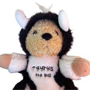 Enesco | Toys | Vintage Enesco Zodiac Teddy Bear Taurus The Bull Plush ...